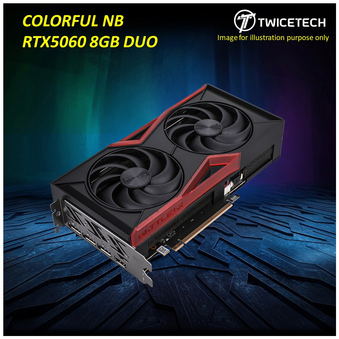 COLORFUL GEFORCE NB RTX5060 8GB DUO GRAPHIC CARD