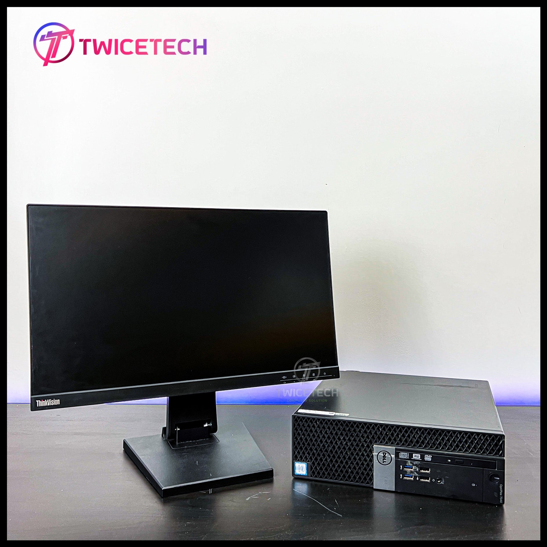 DELL OPTIPLEX BUSINESS PC + MONITOR FULL SET ( USED )