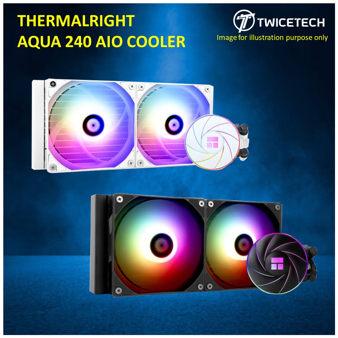 THERMALRIGHT AIO LIQUID COOLER 240MM BLACK / WHITE